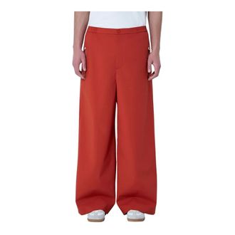 Lacoste Homme, Pantalons, Orange, Taille: S Pantalon large &eacute;lastiqu&eacute;