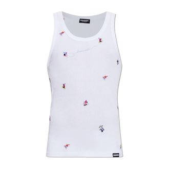 Dsquared2 Top aus der Unterw&auml;sche-Kollektion - - Tops - Herren - Wei&szlig; - M