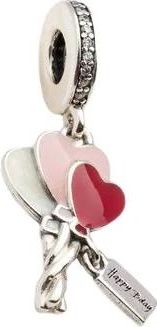 Pandora Balloons Silver Dangle - Femme - Accessoires - Rose - Taille: ONE Size