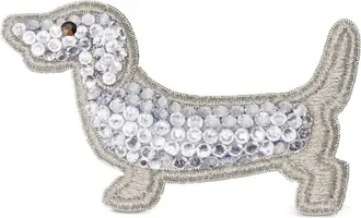 Thom Browne broche &agrave; motif Hector - Argent