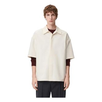 Loewe Homme, Chemises, Blanc, Taille: XL Short Sleeve Shirt