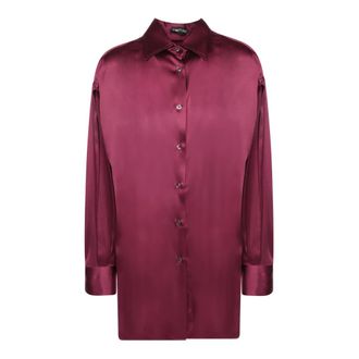 Tom Ford Bordeaux T-Shirt & Polo Kollektion - - Blouses & Shirts - Damen - Lila - 2XS