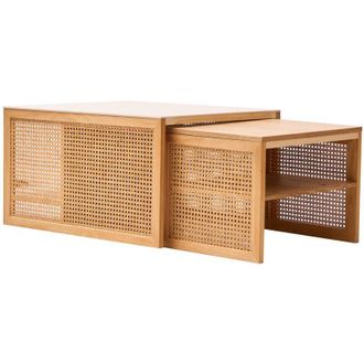 Nordlys Nordlys - Table basse en Bois avec Rangement