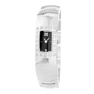 Laura Biagiotti Femme, Accessoires, Gris, Taille: ONE Size Montre Femme en Acier Inoxydable Quartz