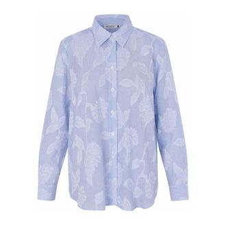 Masai Femme, Blouses et Chemises, Bleu, Taille: 40 FR Long Sleeve Shirt