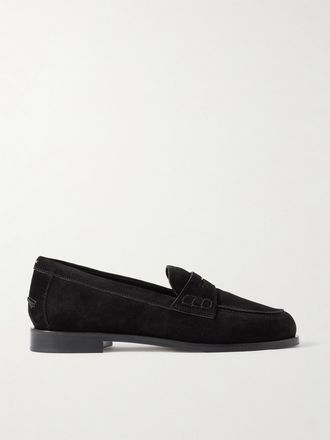 Aeyde Mocassins En Daim Oscar - Noir