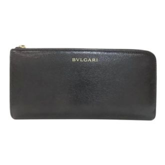 Bulgari Portefeuille Vintage Pre-owned - Femme - Pre-owned - Noir - Taille: ONE Size