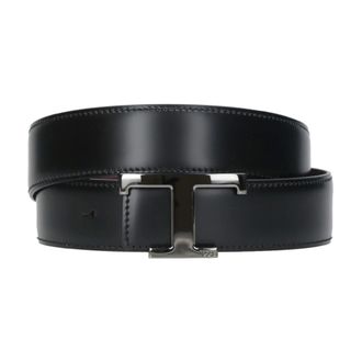 Tod's Homme, Accessoires, Noir, Taille: 100 CM Ceinture Intemporelle
