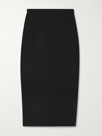 Max Mara Brandy Midirock Aus Jersey - Schwarz