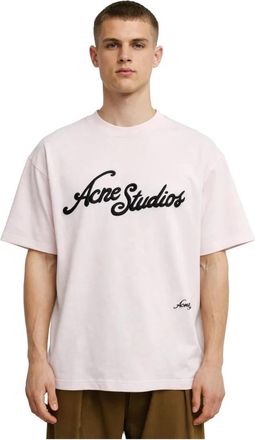 Acne Studios Homme, Tops, Rose, Taille: S T-Shirt