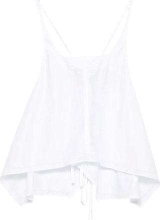 Low Classic LOW Classic, Femme, Tops, Blanc, Taille: 40 FR Haut &Eacute;vas&eacute; Sans Manches
