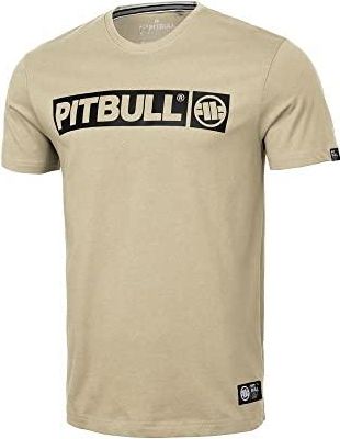 Pitbull T-Shirt Homme, T-Shirt à Manches Courtes pour Homme, T Shirt Homme Classique Coupe Régulière, Tee Shirt Homme Coton Hilltop, T-Shirts Homme Manche Cou