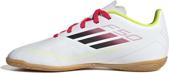 adidas Unisex F50 Club Football Boots Indoor, FTWR White/core Black/solar Yellow, 46 EU