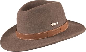 Scippis Scippis Paxton Wollfilzhut - handgefertigt in Ecuador - wasserabweisend & knautschbar - Herren Travellerhut aus 100% Wolle (DE/NL/SE/PL, Alphanumerisc