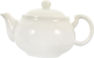 PartyKindom Keramik Weiß Für Tee Brauen Zu Hause Oder Büro Mit Einfacher Design Und Glatter Oberfläche