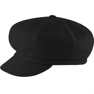 Kangol Casquette Gavroche Wool Spitfire Casquette Laine Casquette Type Gavroche (XL (60-61 cm) - Noir)