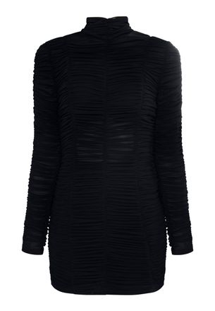 Faina Netzkleid Damen schwarz