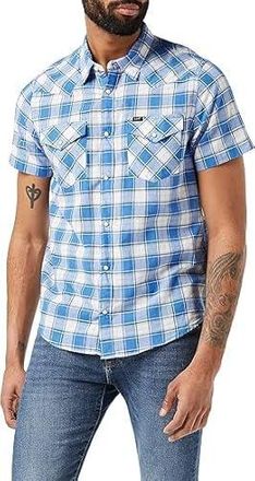 Lee SS Western Shirt, Ombre Orion, XL Hommes