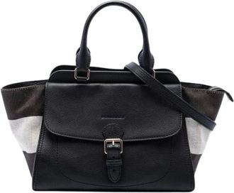 Burberry Pre-owned Harcourt Satchel - Femme - Pre-owned - Noir - Taille: ONE Size