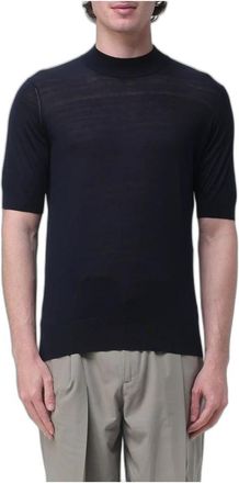 Brunello Cucinelli Mnb805404 Rundhals-Strickpullover - - Knitwear - Herren - Blau - XL