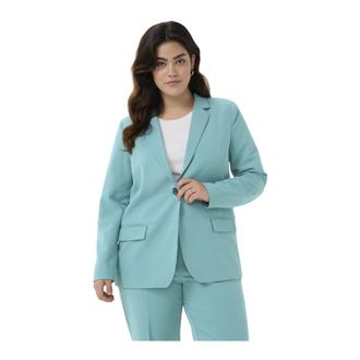 Kaffe Curve KCsakira Blazer - - Jackets - Damen - Gr&uuml;n - 2XL