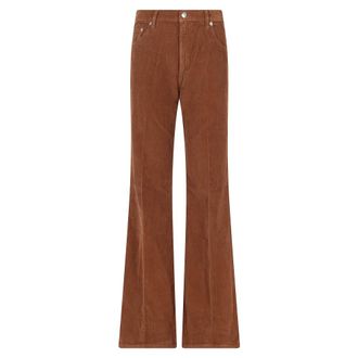 Haikure Clara Samt-Hose - - Trousers - Damen - Braun - W27