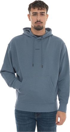 HUGO BOSS Homme, Sweatshirts et sweats à capuche, Bleu, Taille: XL Wesmallhood SweaT-shirt
