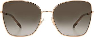 Jimmy Choo London Alexis DDB HA Rosegoldene Sonnenbrille