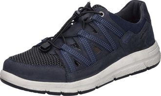 Josef Seibel Herren Low-Top Sneaker Giuseppe 02,Weite G (Normal),Wechselfußbett,straßenschuhe,Strassenschuhe,Turnschuhe,Indigo,43 EU