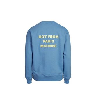 Dr&ocirc;le de Monsieur Sweat brod&eacute; au dos en coton