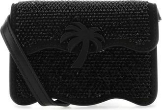 Palm Angels Femme, Sacs, Noir, Taille: ONE Size Sac bandouli&egrave;re Palm Beach