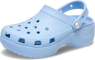 Crocs Classic Platform Clog W Sabots pour Femme, Calcite Bleue, 38/39 EU