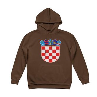Generic Sweatshirts &Agrave; Capuche Hommes Doublure Polaire Imprim&eacute; Graphique Croatie Embl&egrave;me National Pull Hoodie Hauts Streetwear Vintage Pull De D&eacute;tente Athleisu