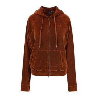 Tom Ford Femme, Sweatshirts et sweats &agrave; capuche, Brun, Taille: 38 FR Cut And Sewn Red Box