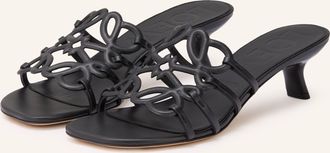 Loewe Mules Petal Anagram schwarz