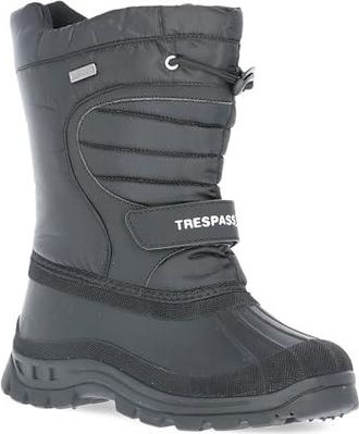 Trespass Treixadura Mixte enfant Dodo Bottes bottines de Neige, Noir Black Black, 33 EU