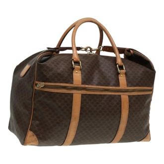 Celine Sac Week-end Vintage en Toile Pre-owned - Femme - Pre-owned - Brun - Taille: ONE Size