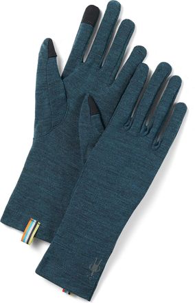 Smartwool Unisex Thermal Merino Handschuhe, Twilight Blue Heather, L