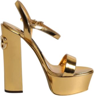 Dolce & Gabbana Damen, Schuhe, Gelb, 36 EUGröße