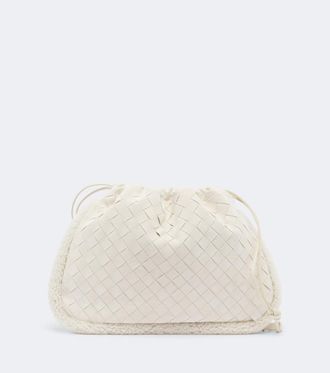 Bottega Veneta Clutch Dustbag Small aus Veloursleder