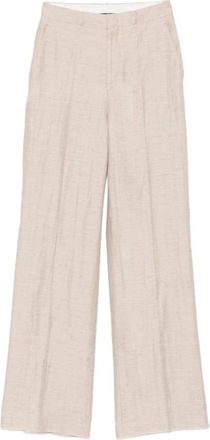 Tagliatore Femme, Pantalons, Beige, Taille: 36 FR Adima Wide Pantalons
