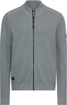Camel Active Cardigan mit Stehkragen - - Knitwear - Herren - Blau - XL