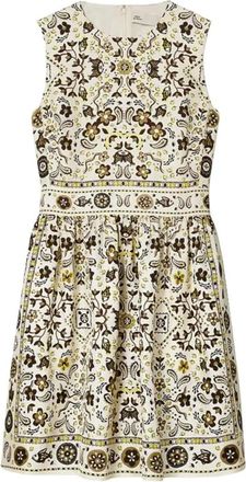 Tory Burch Femme, Robes, Brun, Taille: 36 FR Robe en jersey &agrave; motif