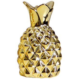 Artibetter Keramikvase Goldfarben Keramik Blumentopf F&uuml;r Wohnzimmer Tischdeko Klein Stilvolle Vase Zur Heimdekoration