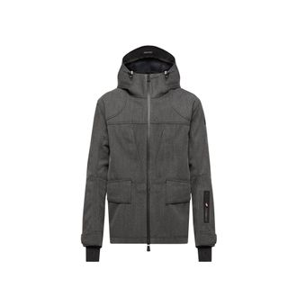 Moncler Moncler Ardiden Hooded Wool Ski Jacket, Men, Gray, Size: 1