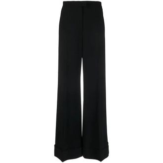Moschino High-Waist Wide-Leg Hose - - Trousers - Damen - Schwarzk - S