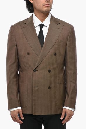 Corneliani Doppelreihiger Blazer GATE mit aufgesetzten Taschen Corneliani