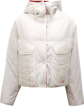 OOF Wear Femme, Vestes, Blanc, Taille: 38/40 FR Subway Reversible Padded Jacket