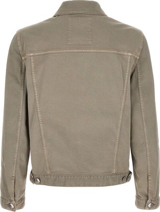 Brunello Cucinelli Cotton Twill Jacket - Gray-green