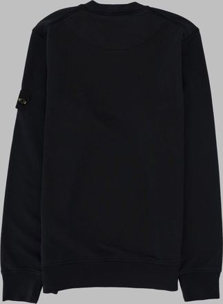 Stone Island Logo-Patch Cotton Sweatshirt - Blue